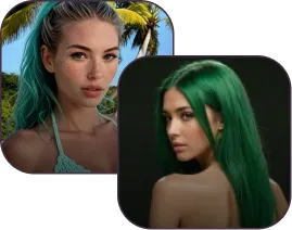 Green-Haired AI Girlfriend | Create & Chat with Your Fantasy Girl ...